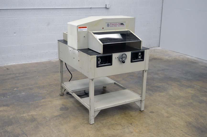 Lot #52: Martin Yale Powerline Pl2120 Electric Cutter - Click Here for ...